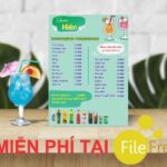 Bảng bé ngoan file corel tải miễn phí tại web Filefree.net